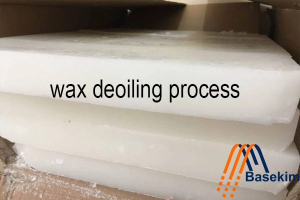 wax deoiling via difference in melting point of wax and oil - basekim